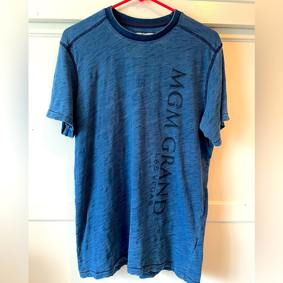 Shirts | Dark Blue Mgm Grand Hotel T Shirt | Poshmark
